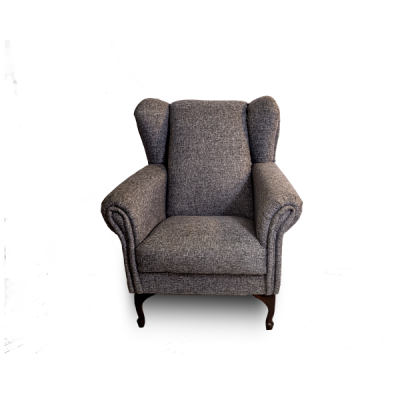 Wingback Chair - Grey - Comfy Beds